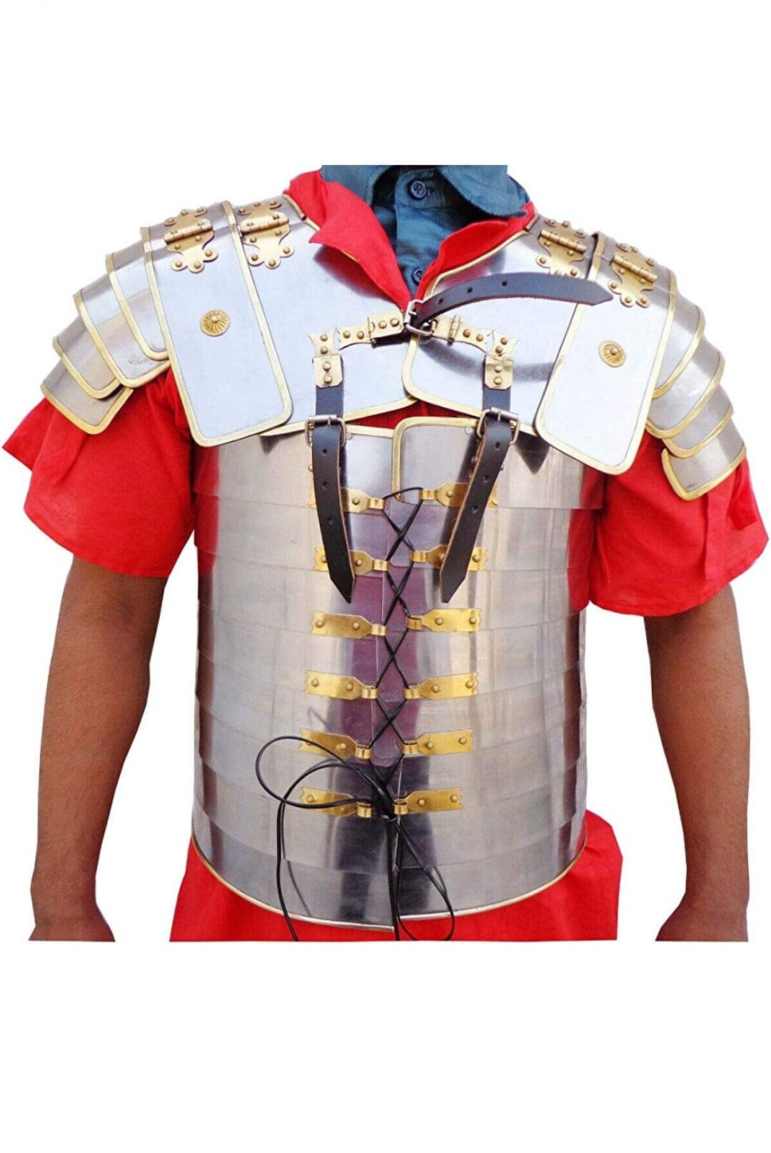 Roman Lorica Segmentata Armor Brass Trimmed for Halloween Gift ...