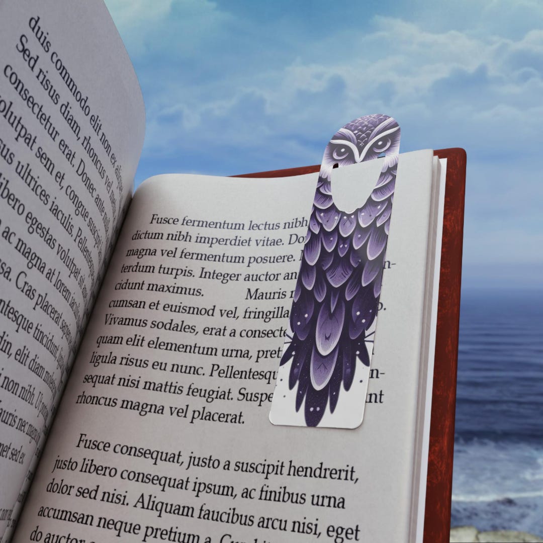 Owl Bookmark, Custom Journaling Companion, Cute Book Lover Gift ...