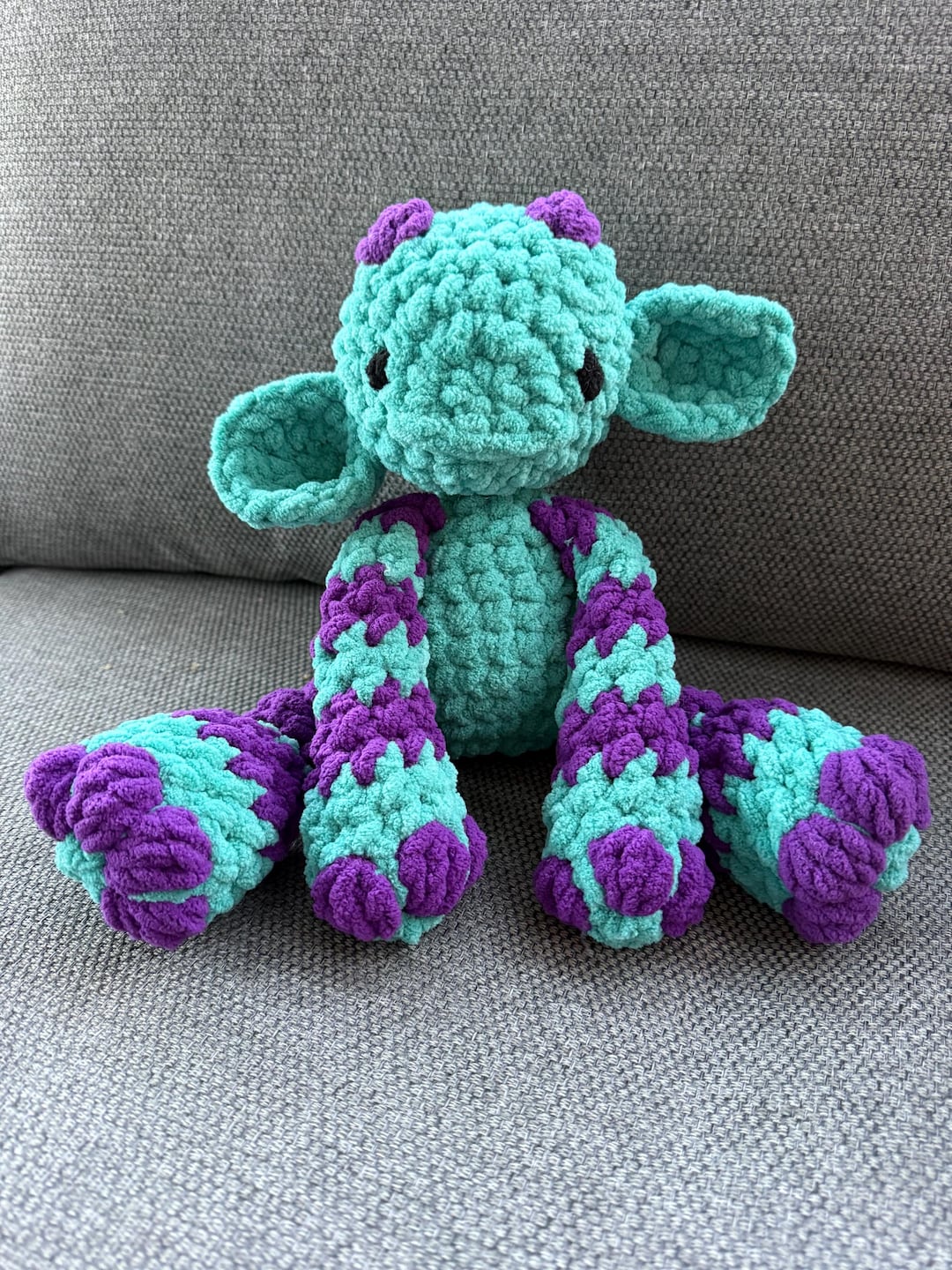 MADE TO ORDER Stuffed Mini - Heirloom Crochet Lovey Animals, Baby ...