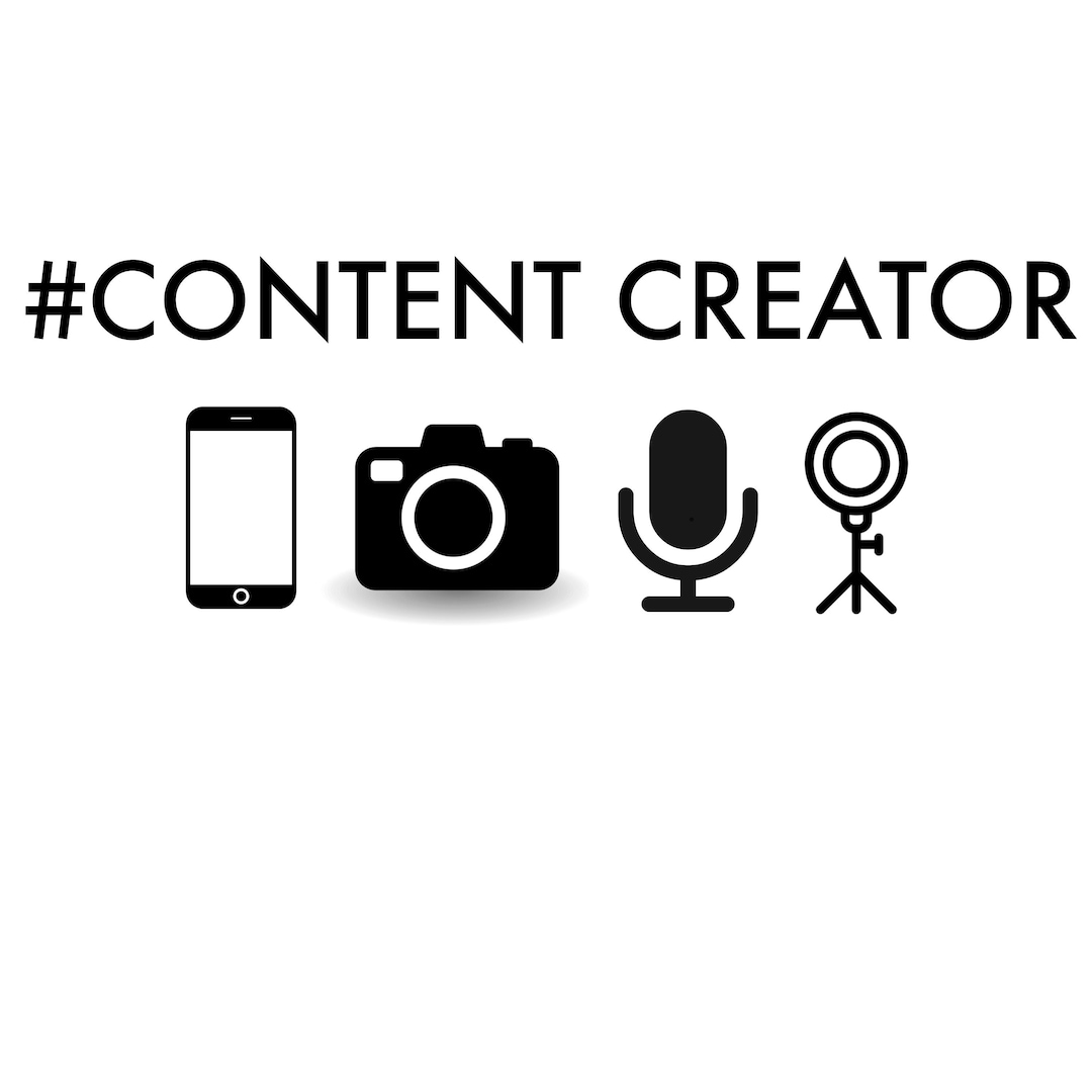 Content Creator Instant Digital Design Print #content Creator With ...