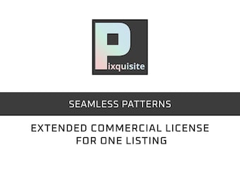 Extended Commercial Use License FOR ONE LISTING - Etsy