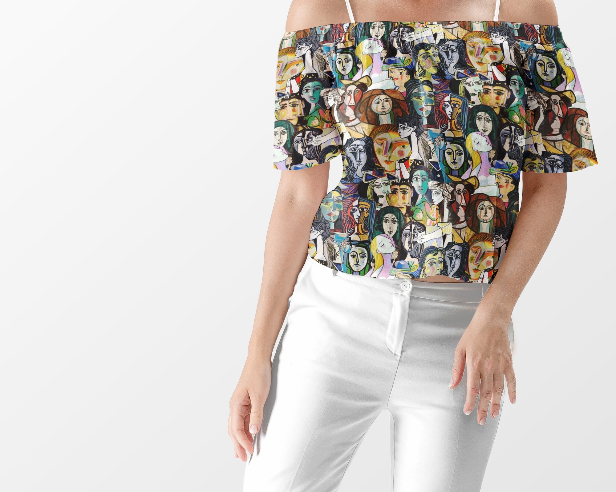 Picasso's Women - Seamless Pattern. Repeatable Graphics for Textile ...