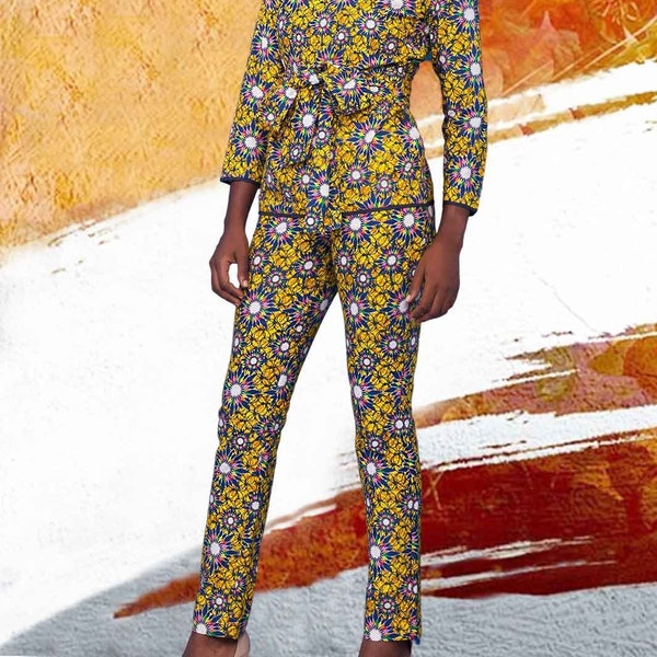 African Print Pants - Etsy
