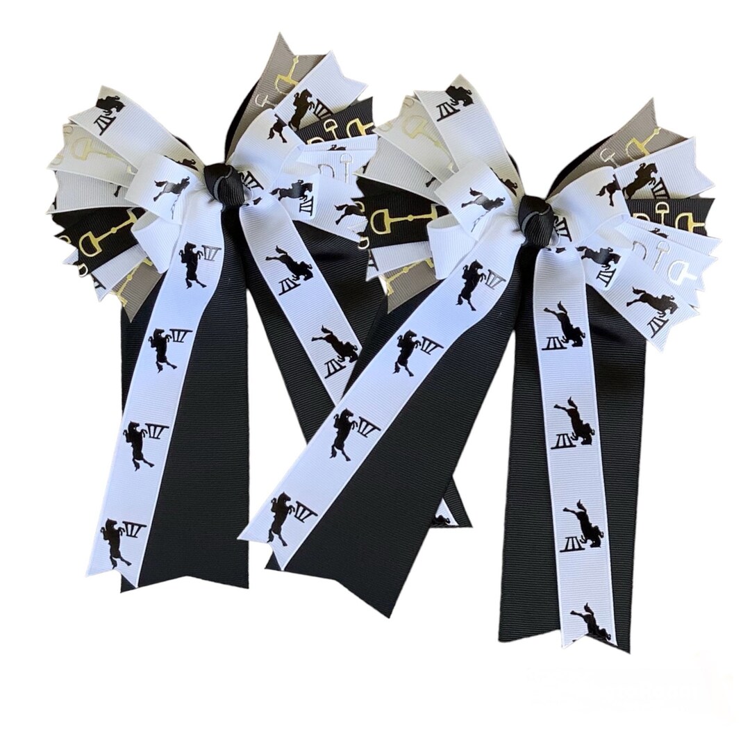 Equestrian Show Bows, Equestrian Bows, Equestrian Hair Bows, Equestrian ...