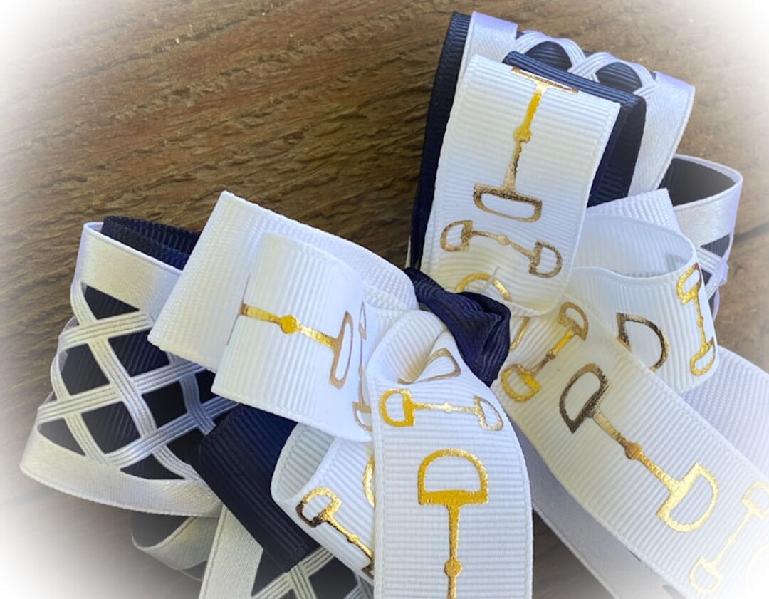 Equestrian Show Bows, Equestrian Bows, Equestrian Hair Bows - Etsy