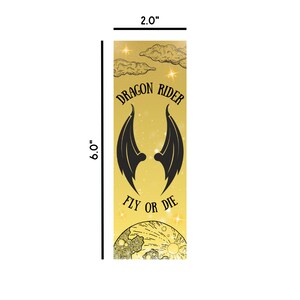 Fourth Wing Inspired Bookmark Iron Flame Inspired Bookish Bookmarks ...