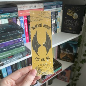 Fourth Wing Inspired Bookmark Iron Flame Inspired Bookish Bookmarks ...