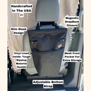 Seatback Bag Organizer Camper Accessories Car Storage Vanlife Gift ...