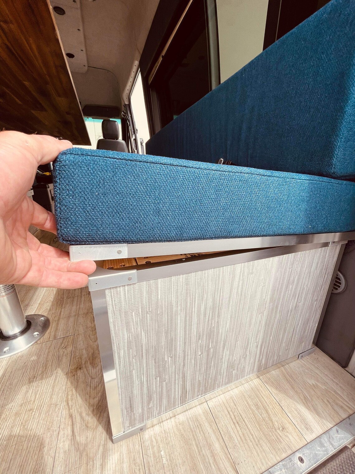 Custom Camper Cushions. DIY Van Build Custom Cushions. Cushion Covers ...