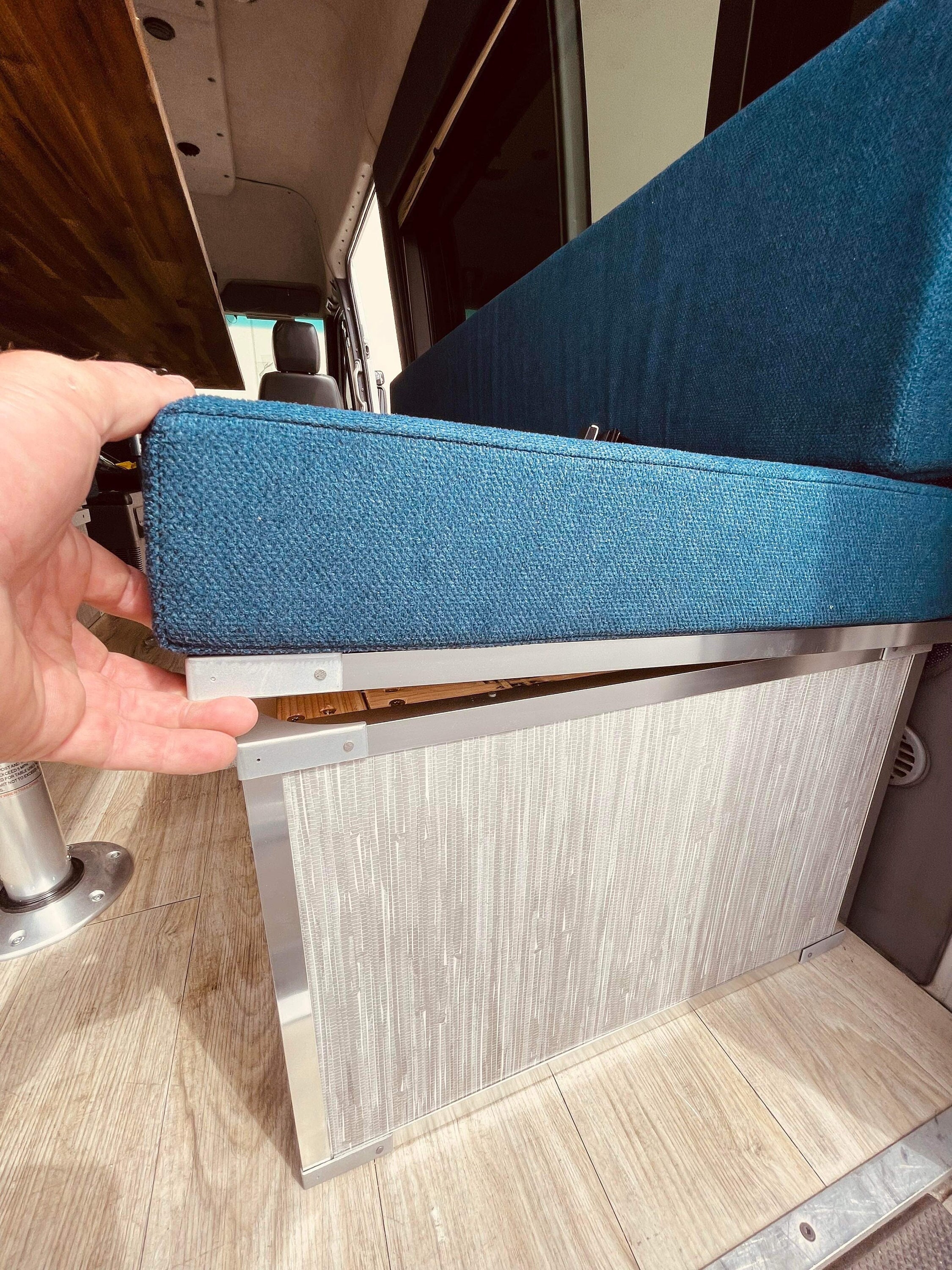 Custom Camper Cushions DIY Van Build Custom Cushions Cushion Covers ...