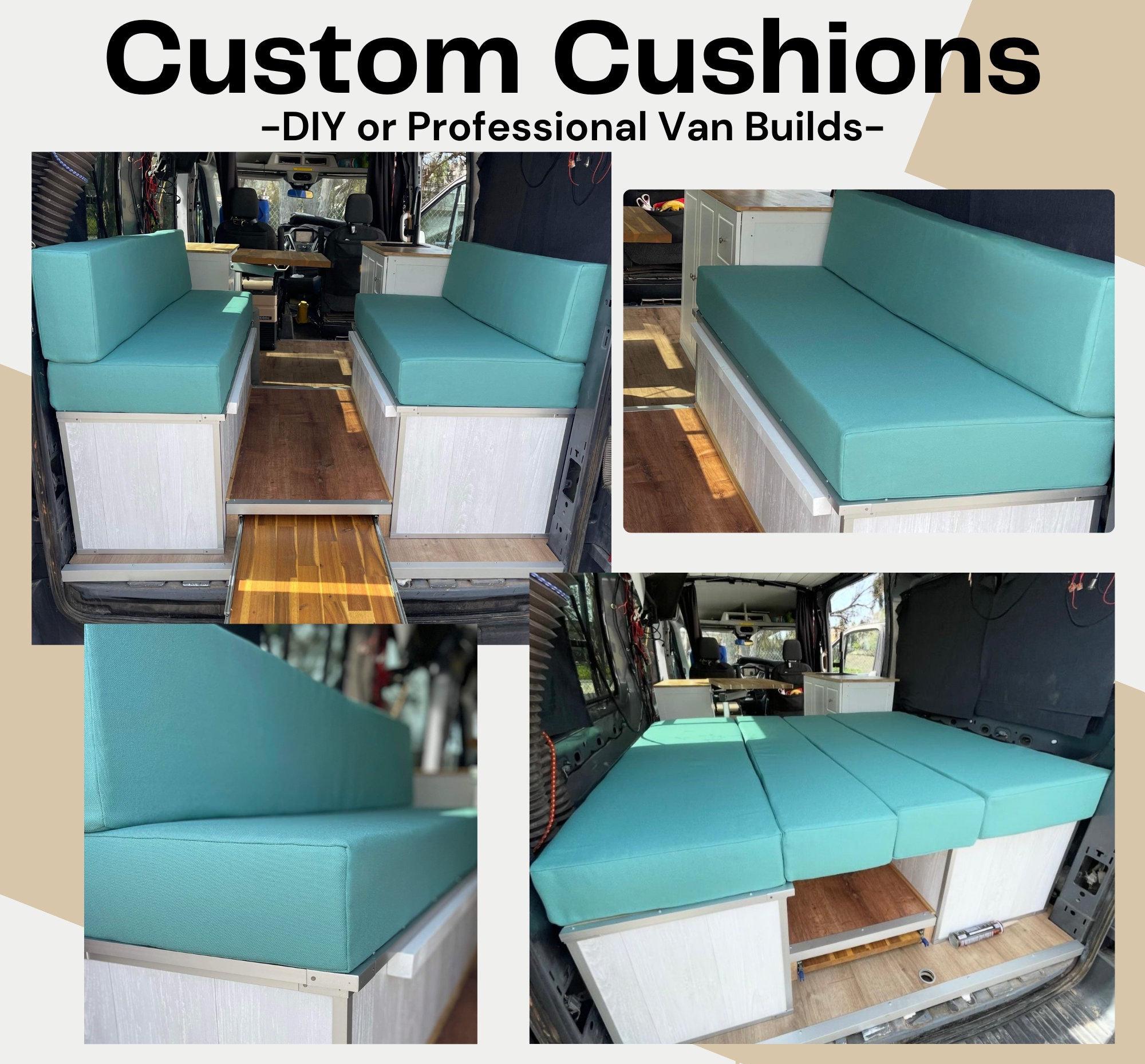DIY Van Build Custom Cushions Tailor-made Campervan Cushion Camper Bed ...