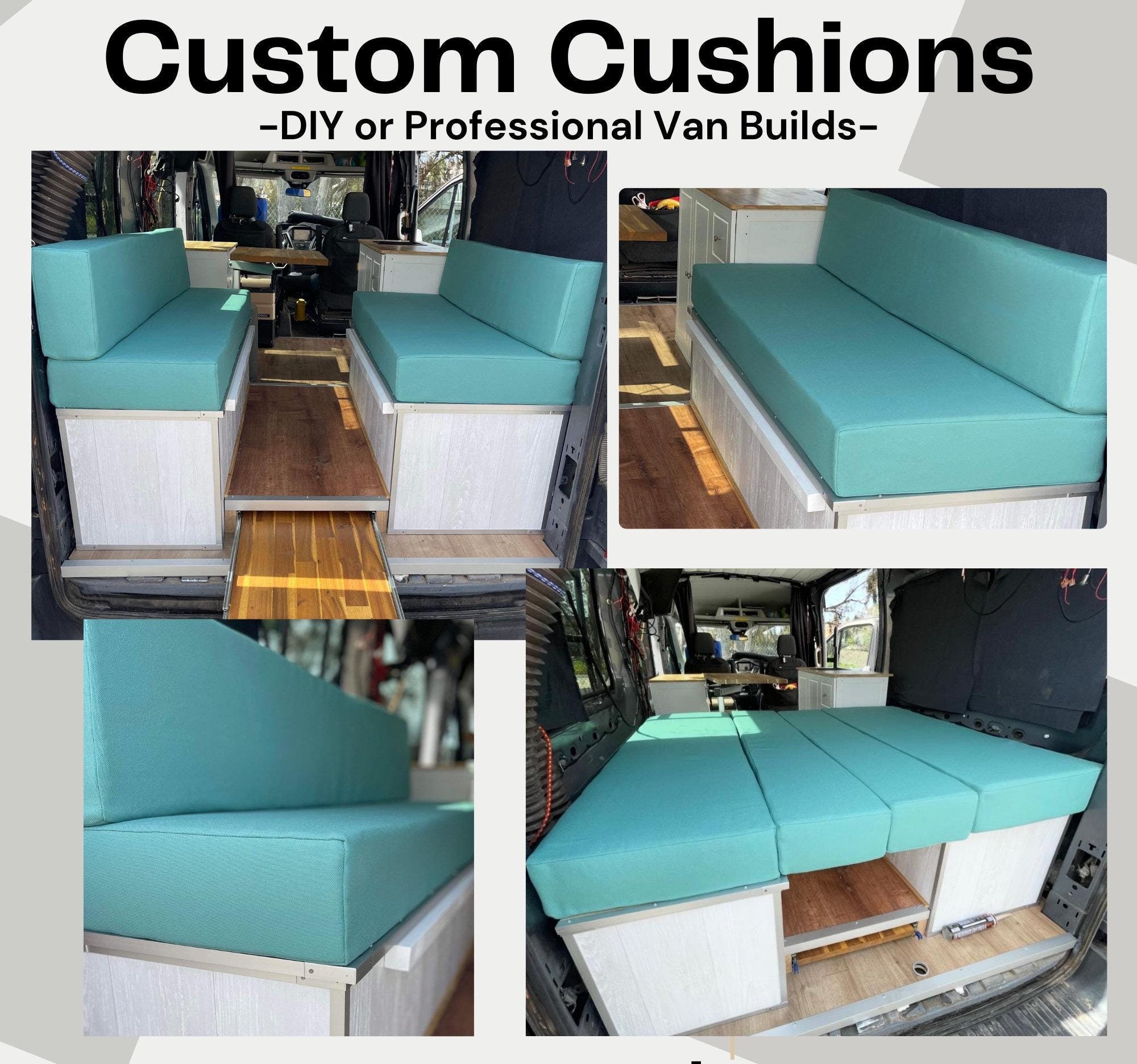 Camper Cushions for Van Conversions RV Dinette Replacement Cushions ...