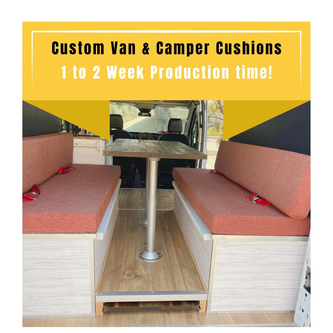Van Build Custom Cushions Custom Camper Cushions RV Cushions Dinette ...