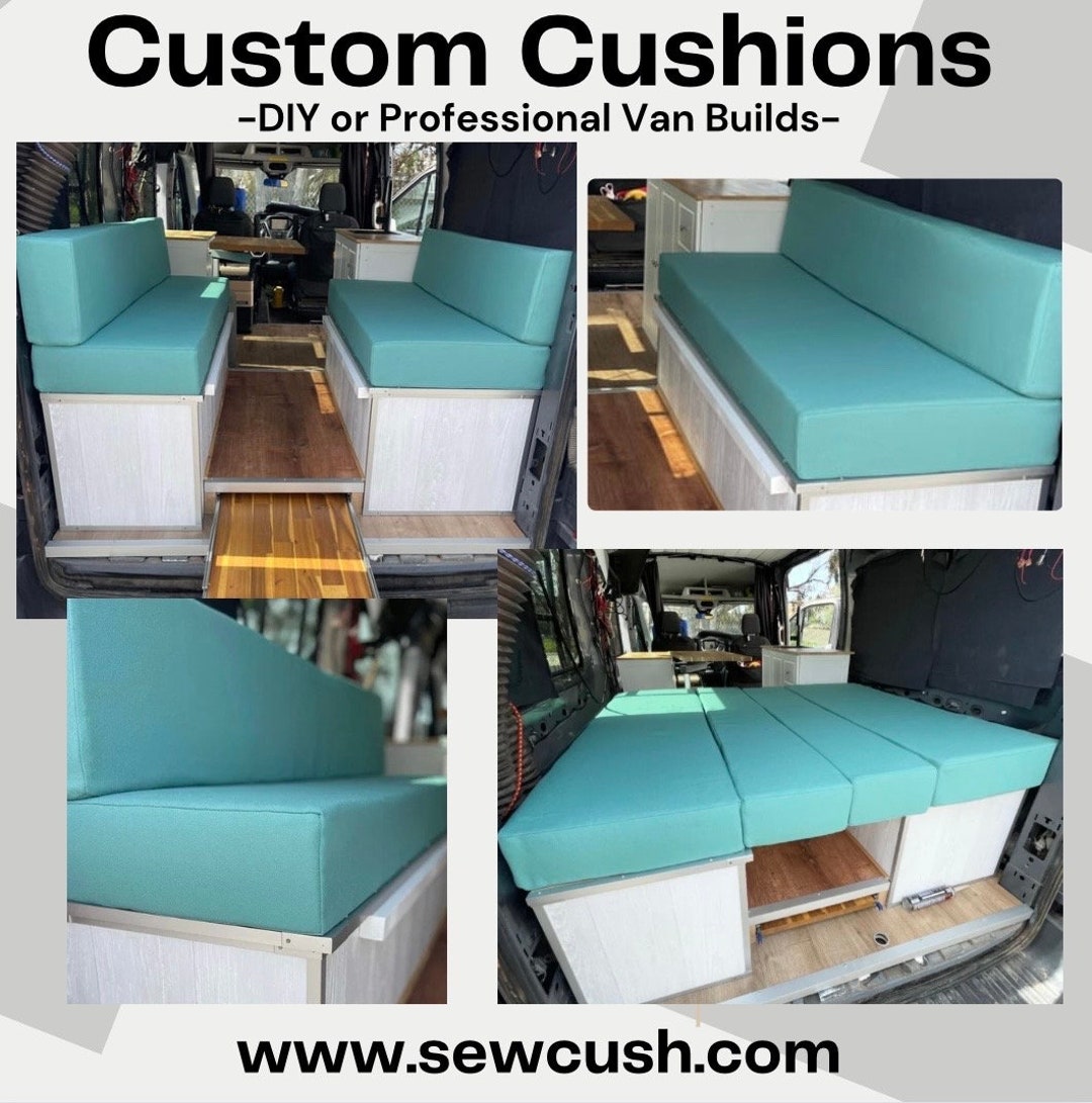 Camper Cushions Custom Zipper Cover Cushions Caravan Cushions Camper ...