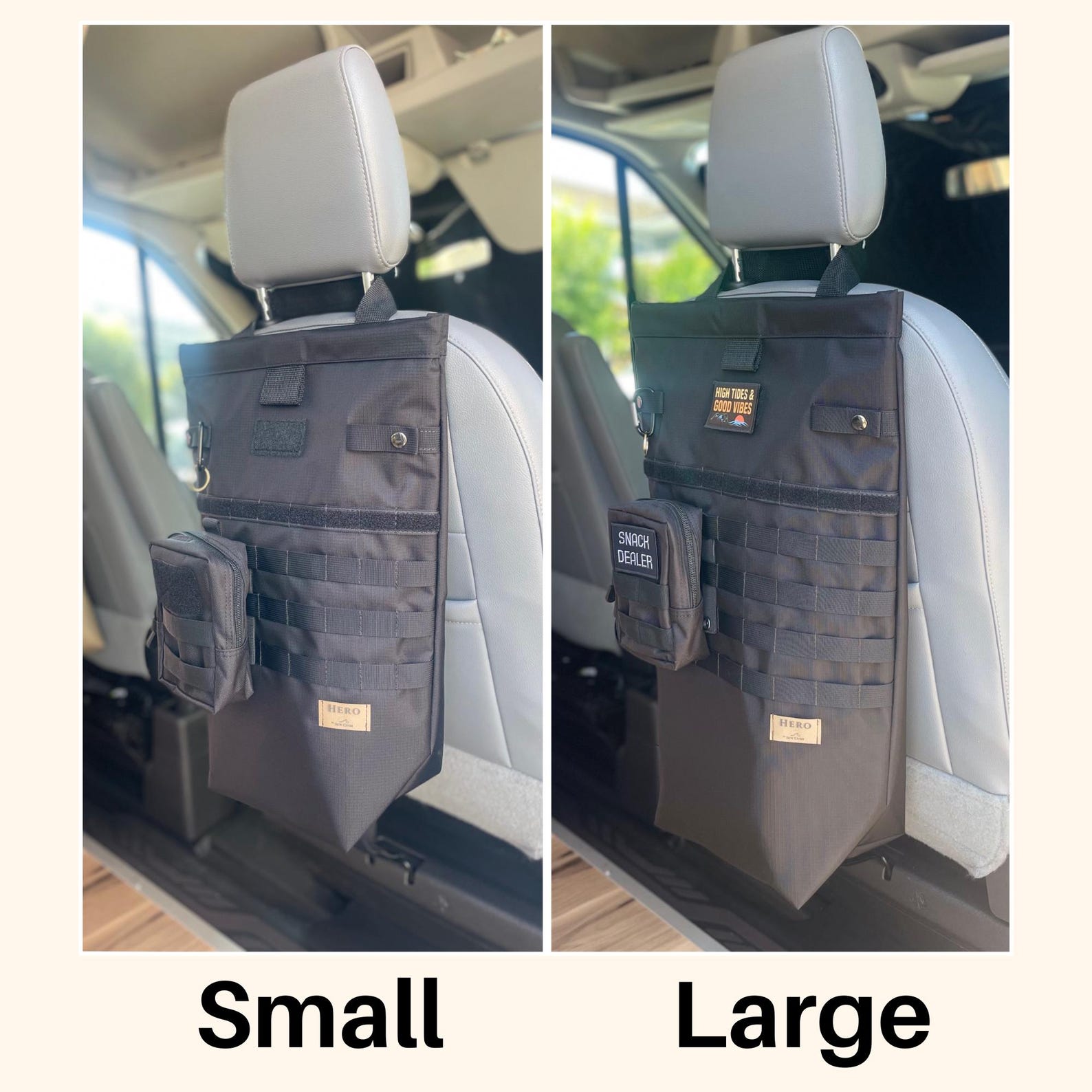 Campervan Accessory Seatback Bag for Trash, Storage, or Laundry Vanlife ...