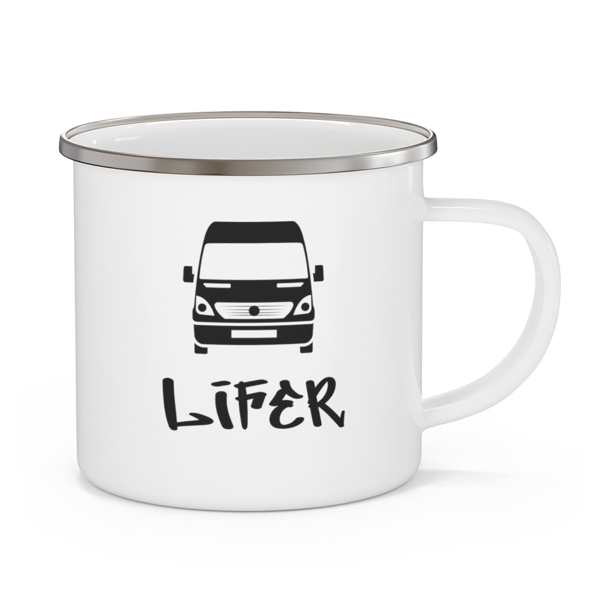 Vanlife Camping Mug Van Lifer Campervan Gift Custom Enamel Mug Camping ...