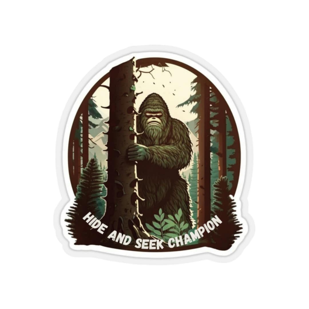 Bigfoot Sticker, Sasquatch Sticker, Adventure Sticker, Outdoors Sticker ...