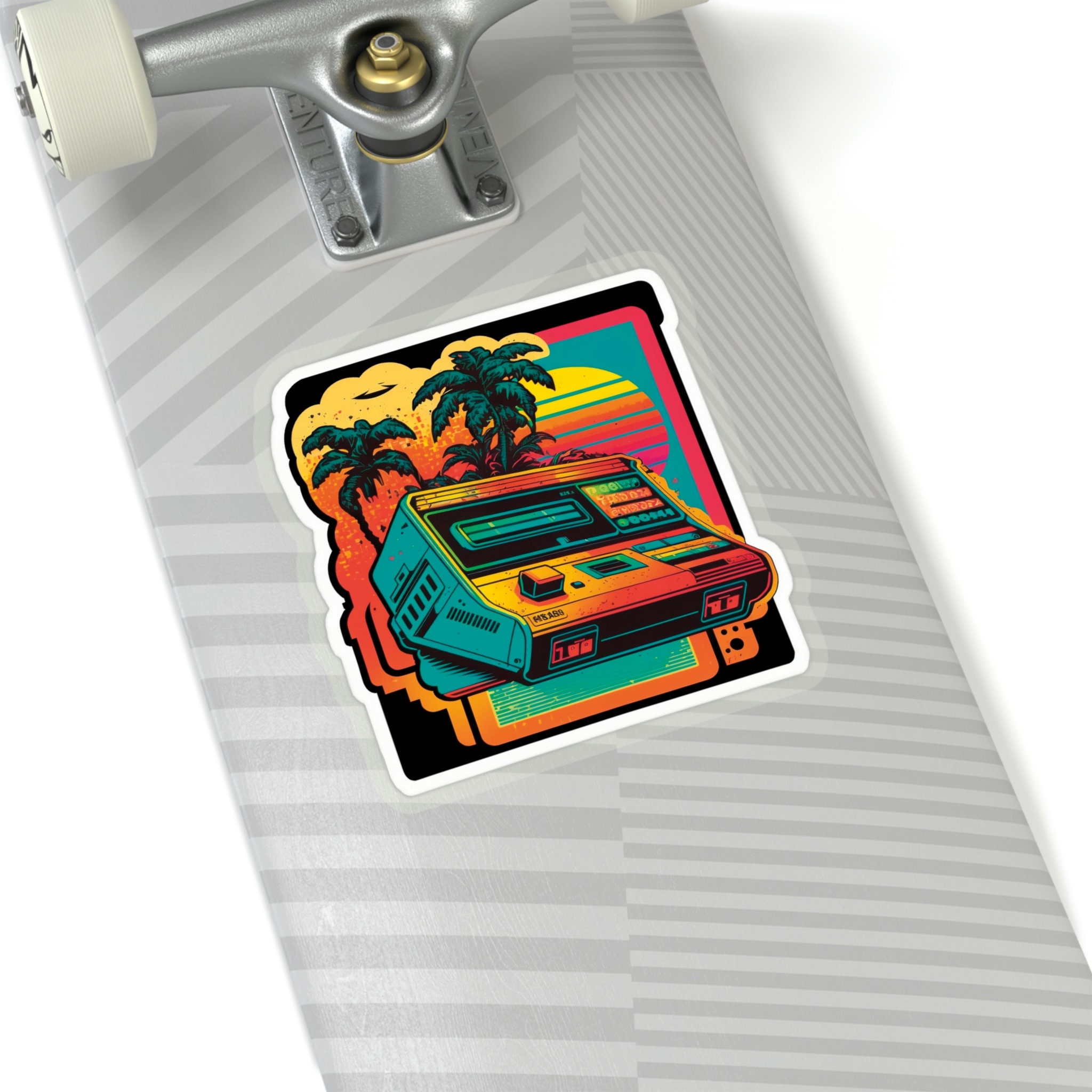 Retro Sticker, 80s Retro Sticker, Neon Sticker, Old School Sticker ...