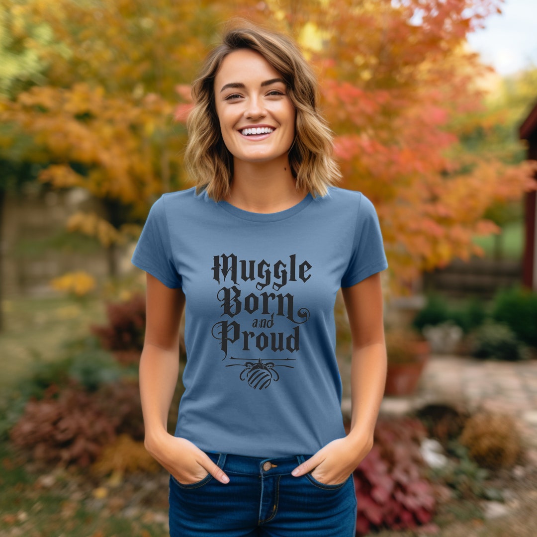 HP Inspired Tshirt: Muggle Born and Proud Wizarding World Clothing for ...