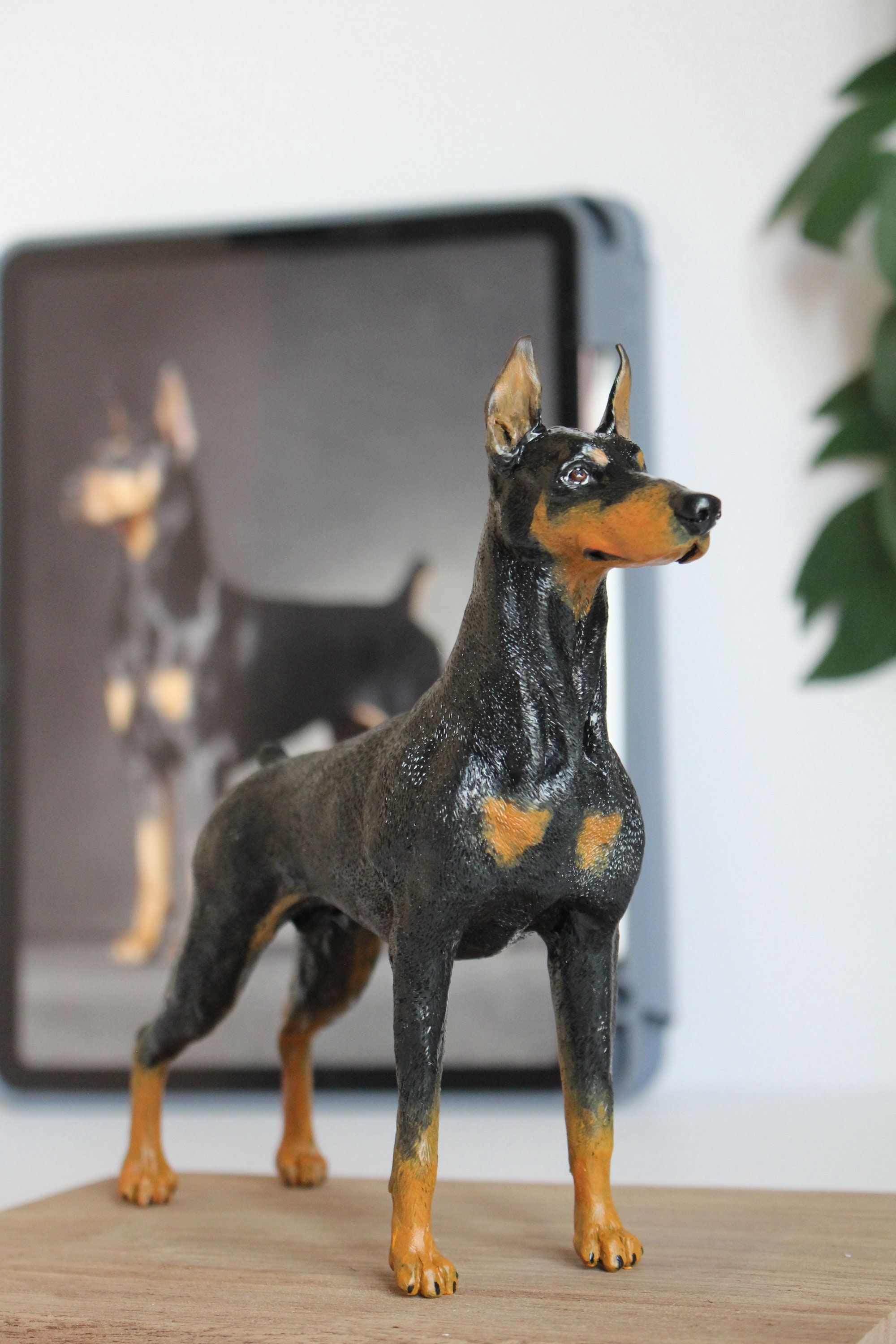 Custom Dog Sculpture, Handmade Dog Figurine, Personalized Polymer Clay ...
