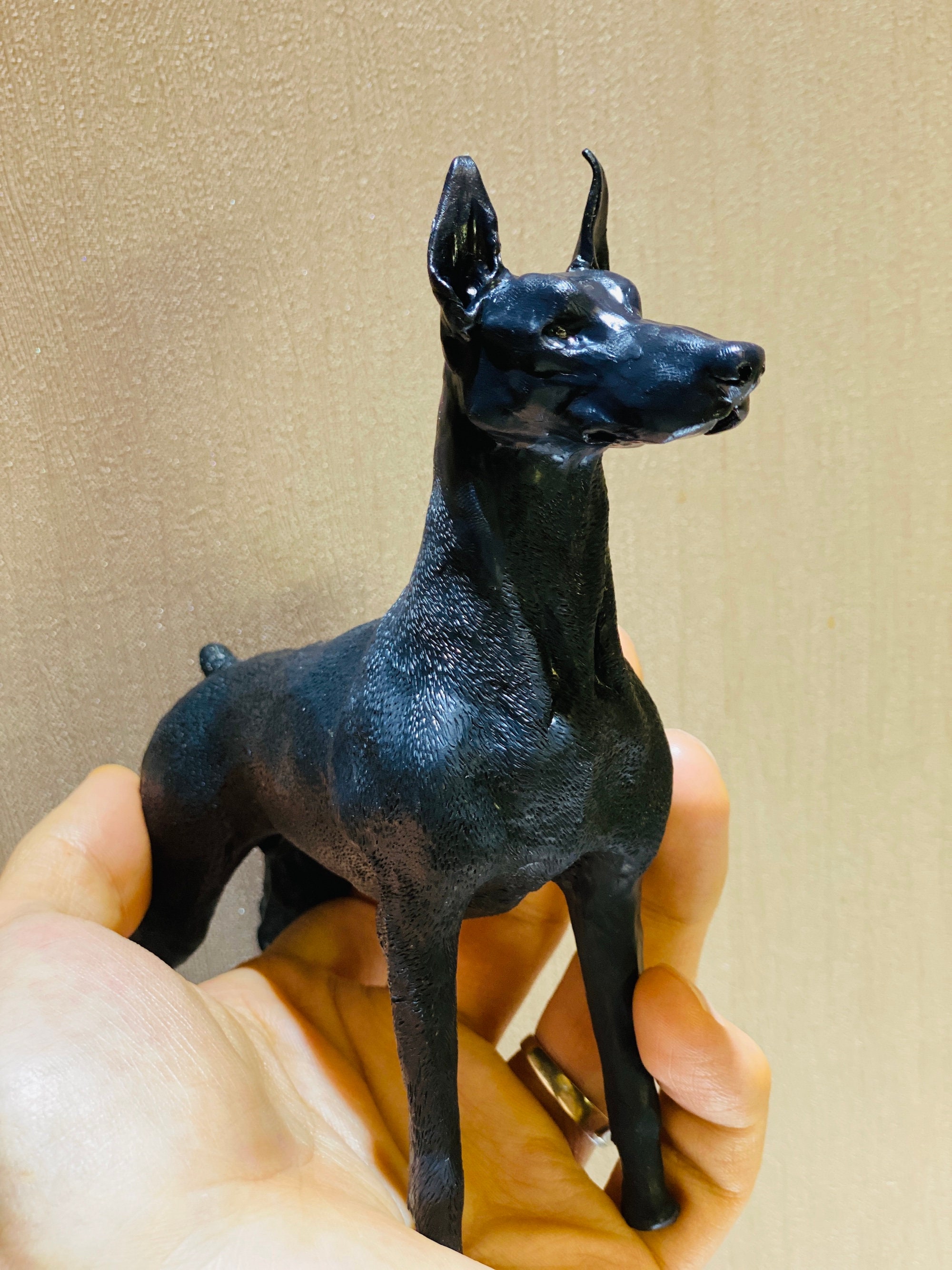 Custom Dog Sculpture, Handmade Dog Figurine, Personalized Polymer Clay ...