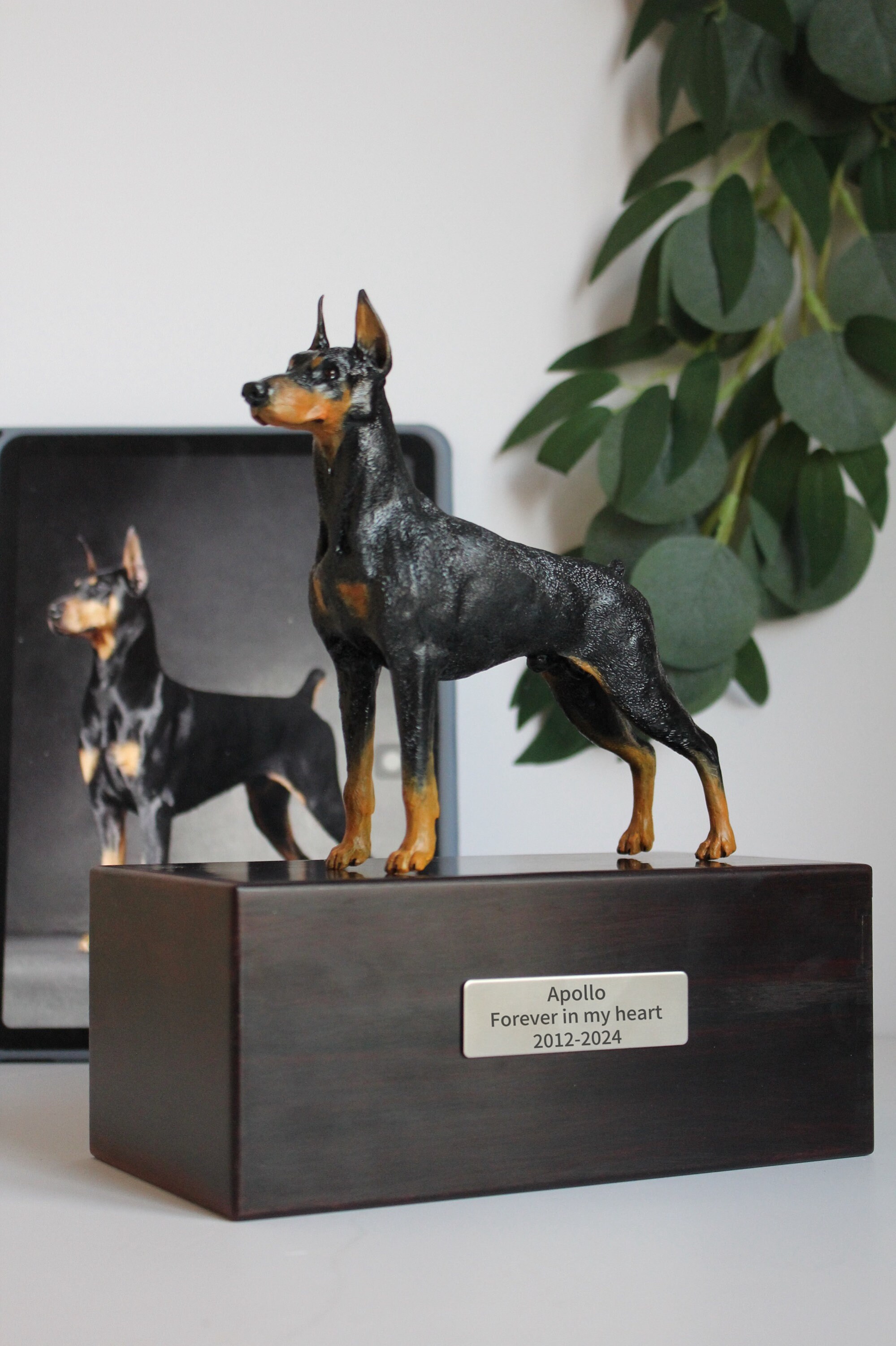 Custom Dog Sculpture, Handmade Dog Figurine, Personalized Polymer Clay ...