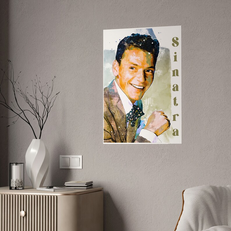 Frank Sinatra Gloss Poster - Etsy