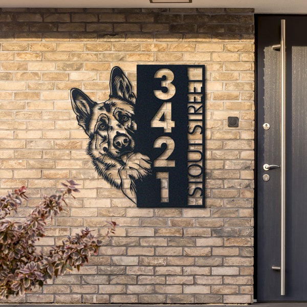 Metal Address Sign - Etsy