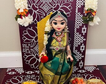 Seemantham Doll / Baby Shower Doll / Indian Doll / Valaikappu - Etsy