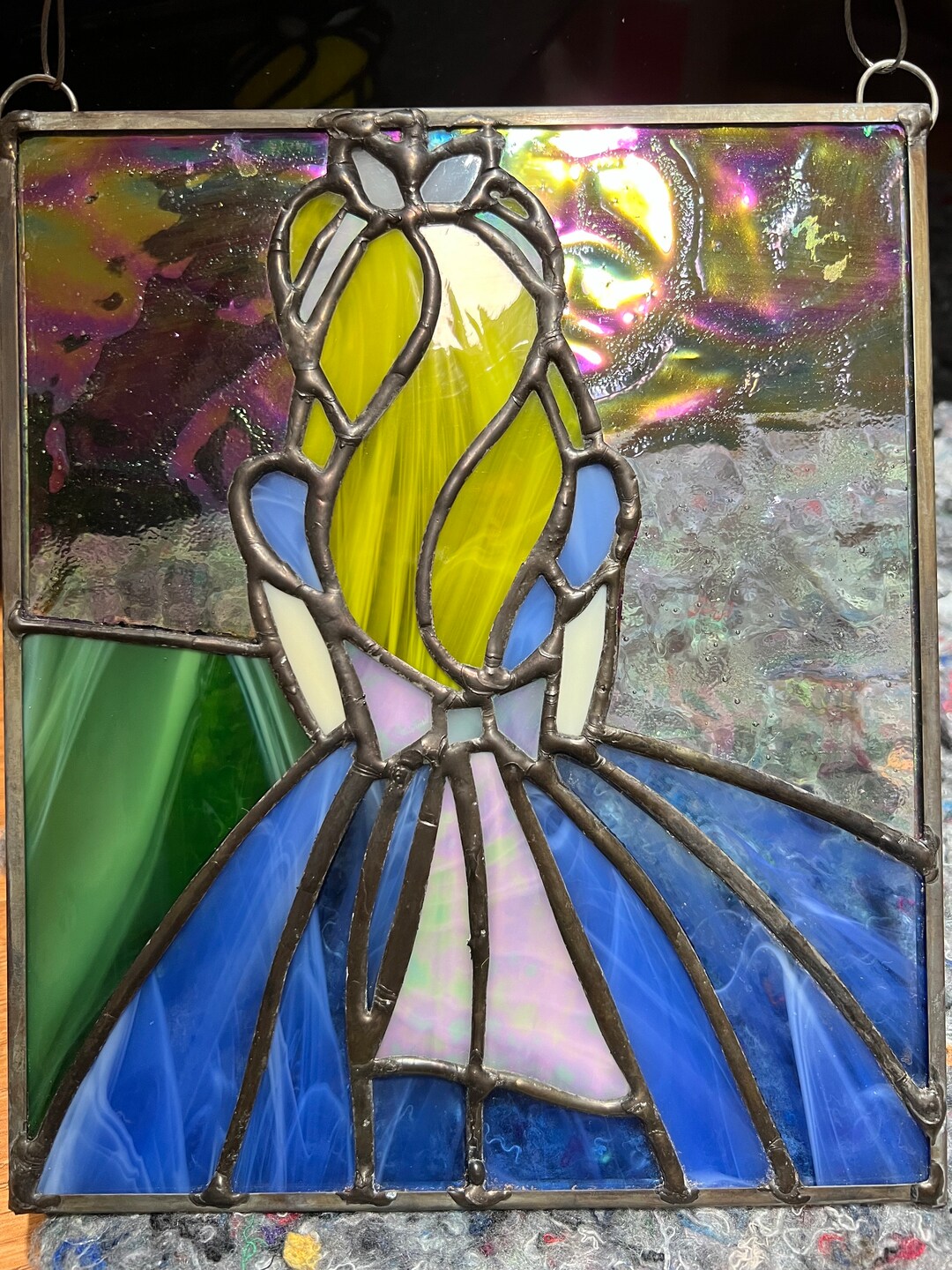 Alice in Wonderland Stained Glass Art - Etsy