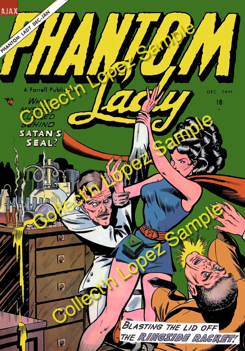 Phantom Lady – Good Girl Vintage Art From the Golden Age of Comics ...