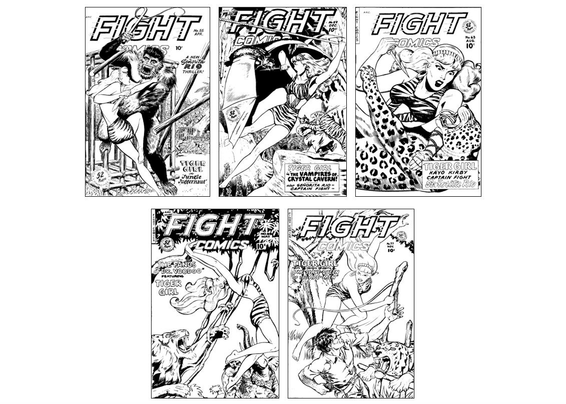 Coloring Pages for Adults Vintage Comic Book Covers – Fight Comic – 13 ...