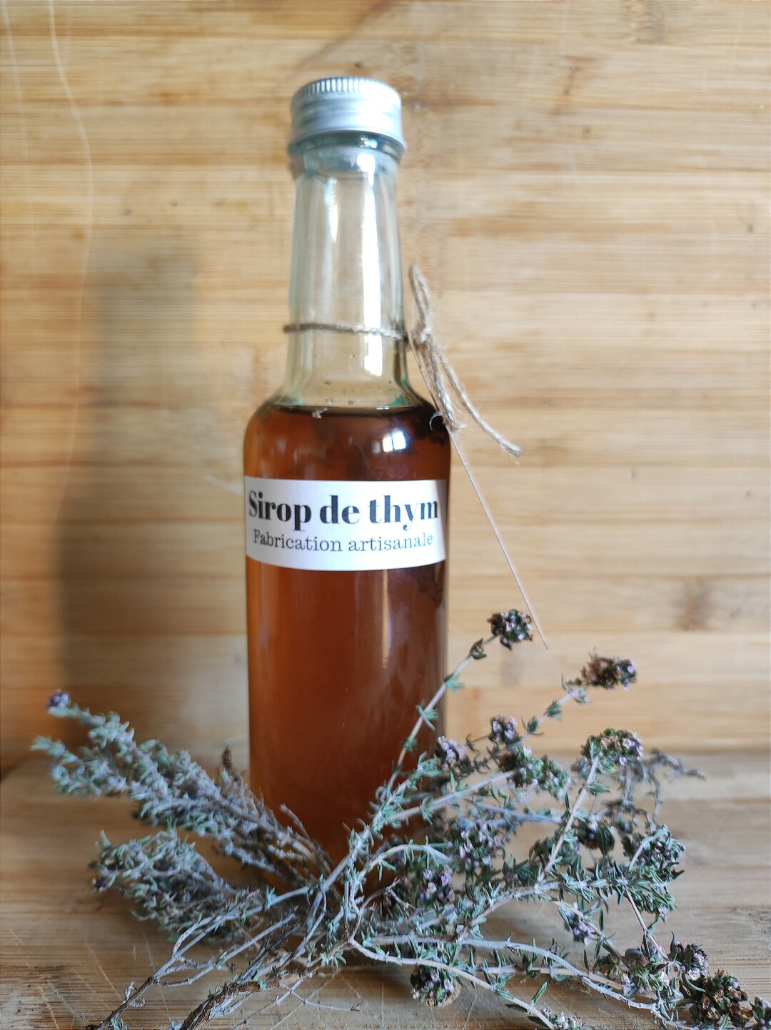 Artisanal and Local Thyme Syrup Made in France - Etsy