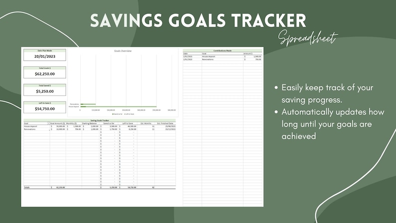 The Monthly Budget Spreadsheet Template for Excel and Google Sheets, Monthly Financial Planning ...