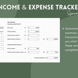 The Income & Expense Tracker Spreadsheet for Excel and Google Sheets ...