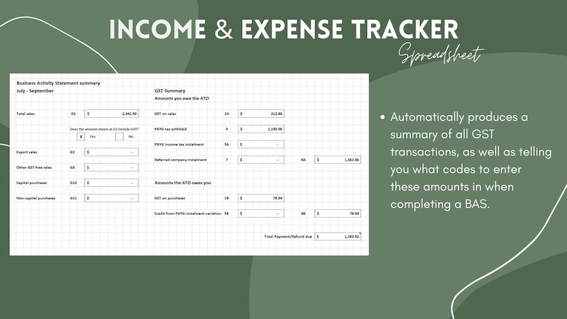 The Income & Expense Tracker Spreadsheet for Excel and Google Sheets ...