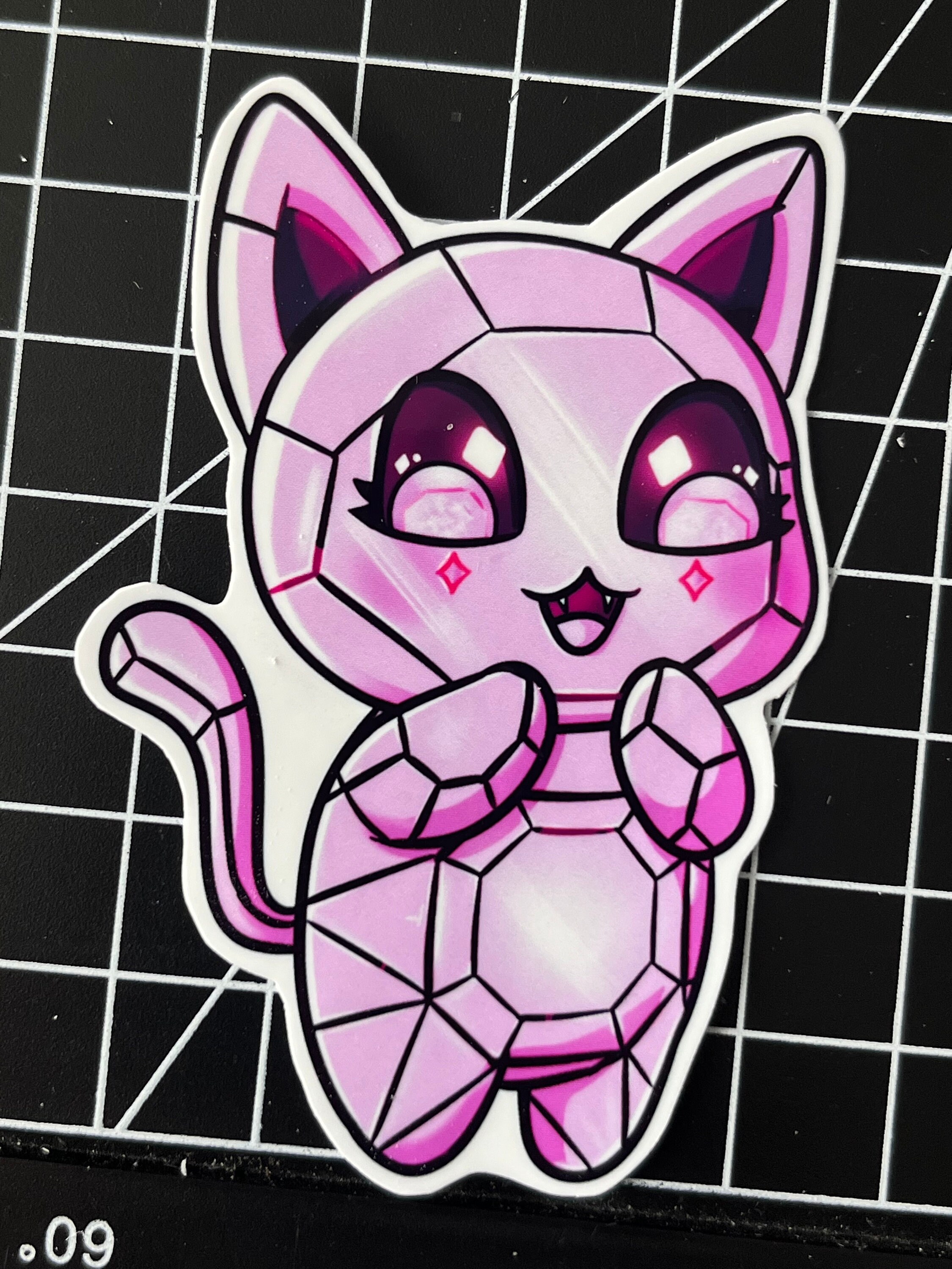 Pink Rose Quartz Aphmau Meemeows Kids Sticker - Etsy