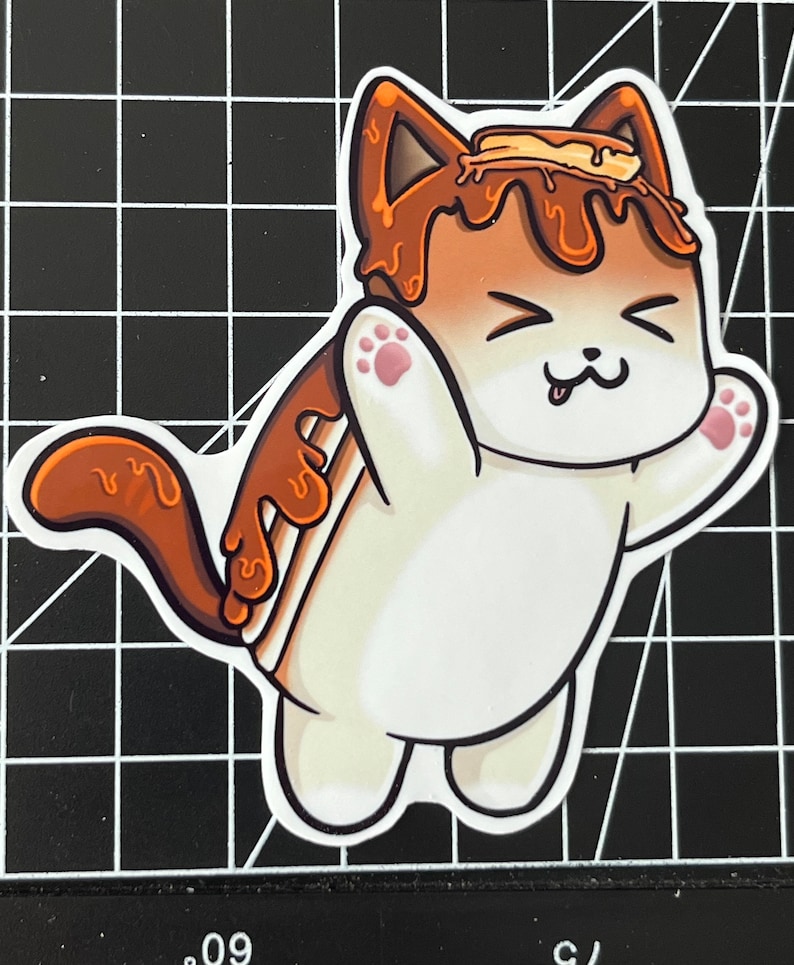 Pancake Cat Aphmau Meemeows Kids Sticker - Etsy