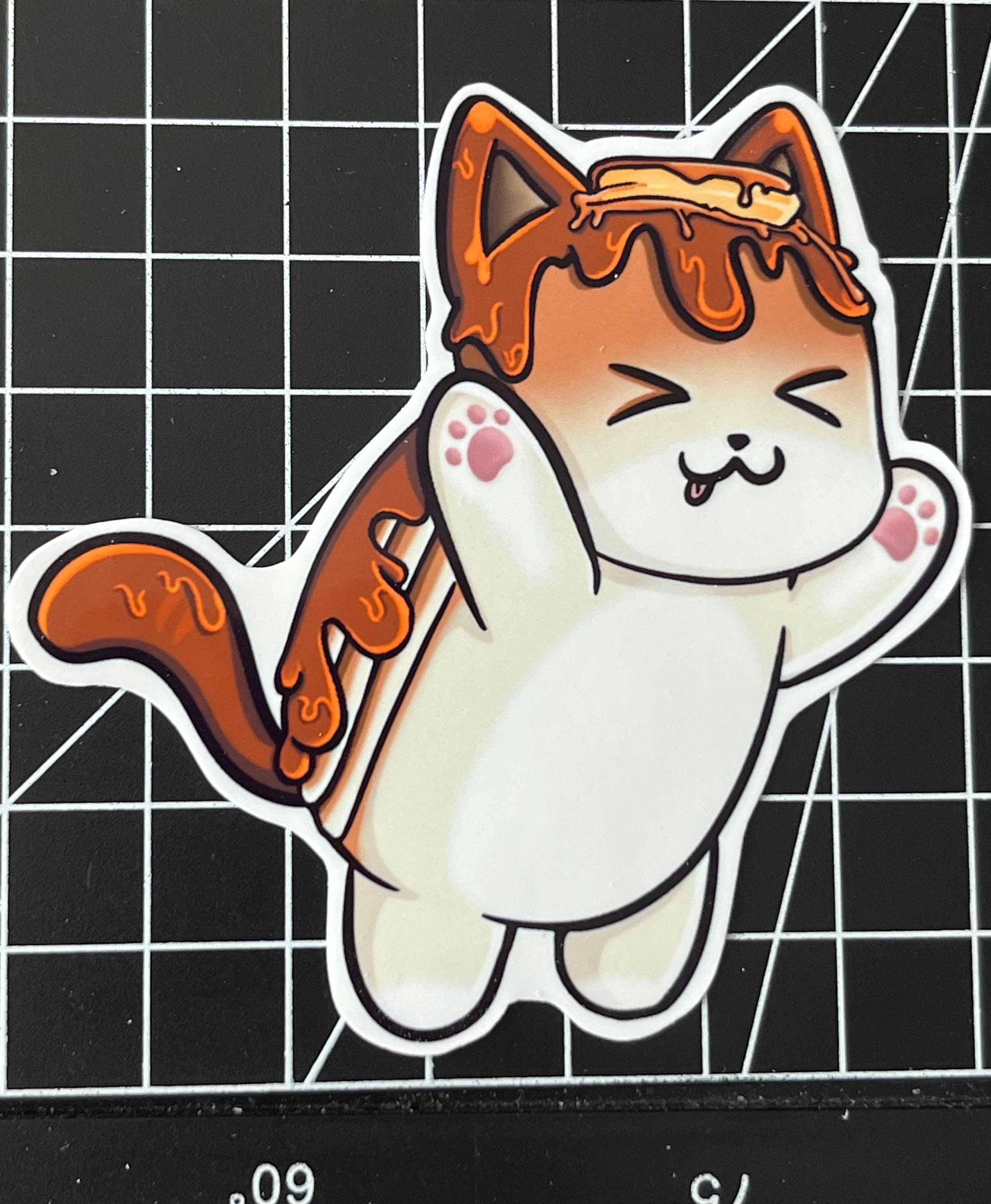 Pancake Cat Aphmau Meemeows Kids Sticker - Etsy