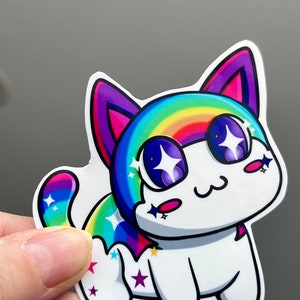 Rainbow Aphmau Meemeows Kids Sticker - Etsy