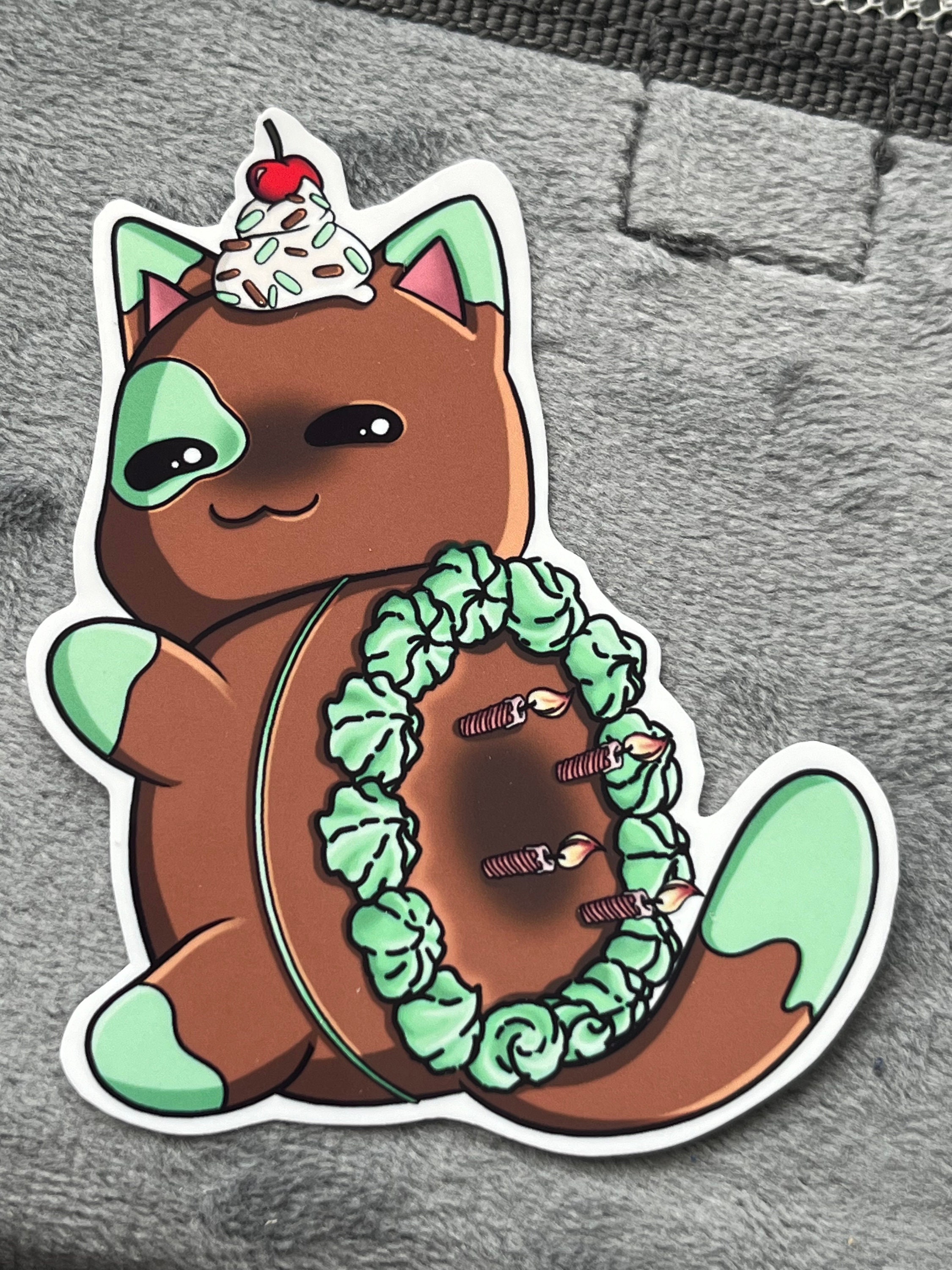 Birthday Cake Aphmau Meemeows Kids Sticker - Etsy
