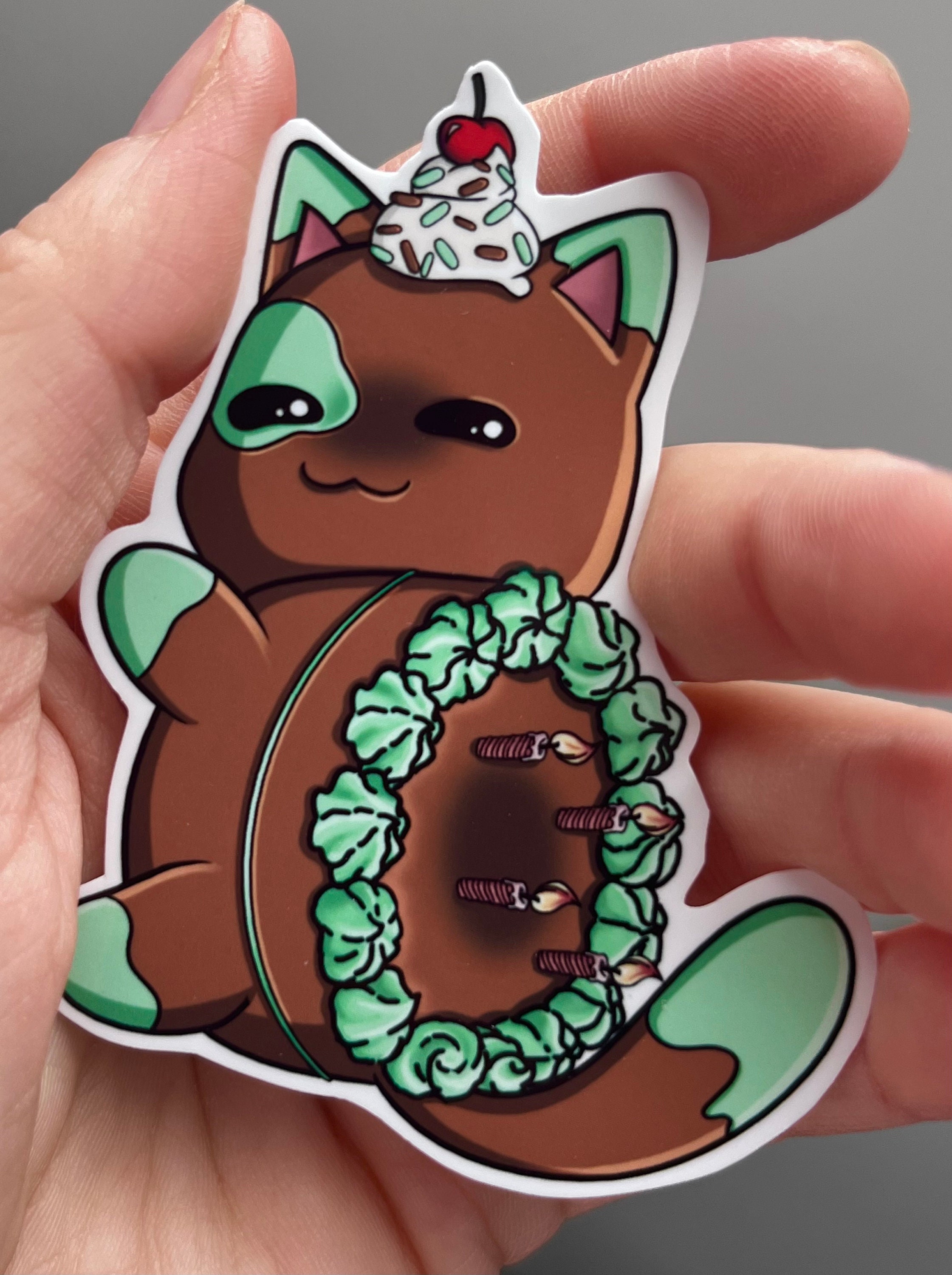 Birthday Cake Aphmau Meemeows Kids Sticker - Etsy