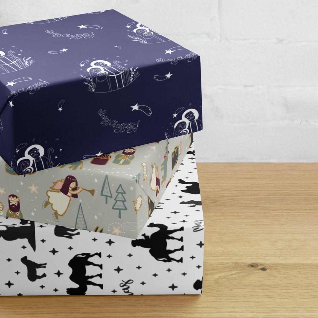 Baby Jesus Wrapping Paper - Etsy