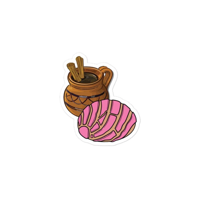 Cafecito Y Pan Dulce Sticker coffee & Sweet Bread - Etsy