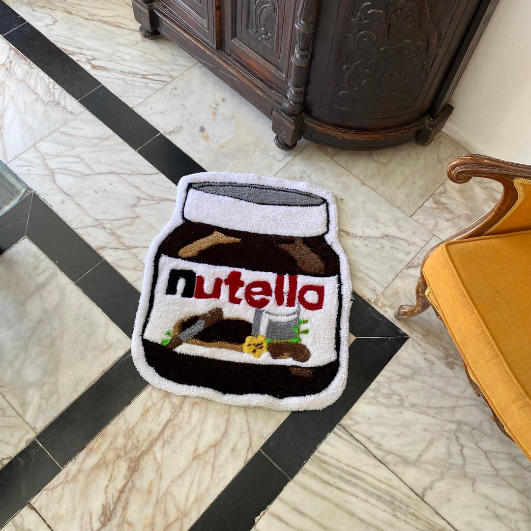 Nutella Handmade Tufting Rug Cute Area Rug - Etsy