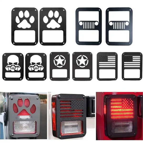 Jeep Wrangler Tail Light Cover - Etsy