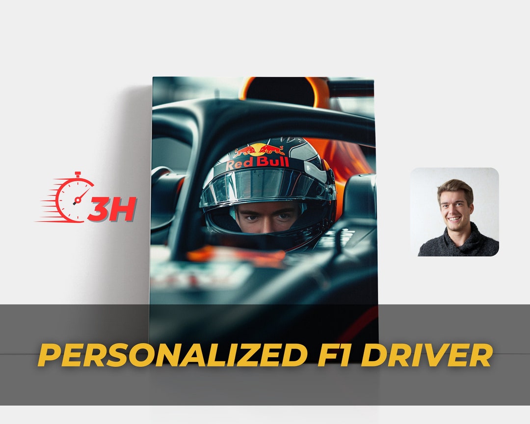 Personalized F1 Driver Edit, F1 Edit, Christmas Gift for Fiance Male ...
