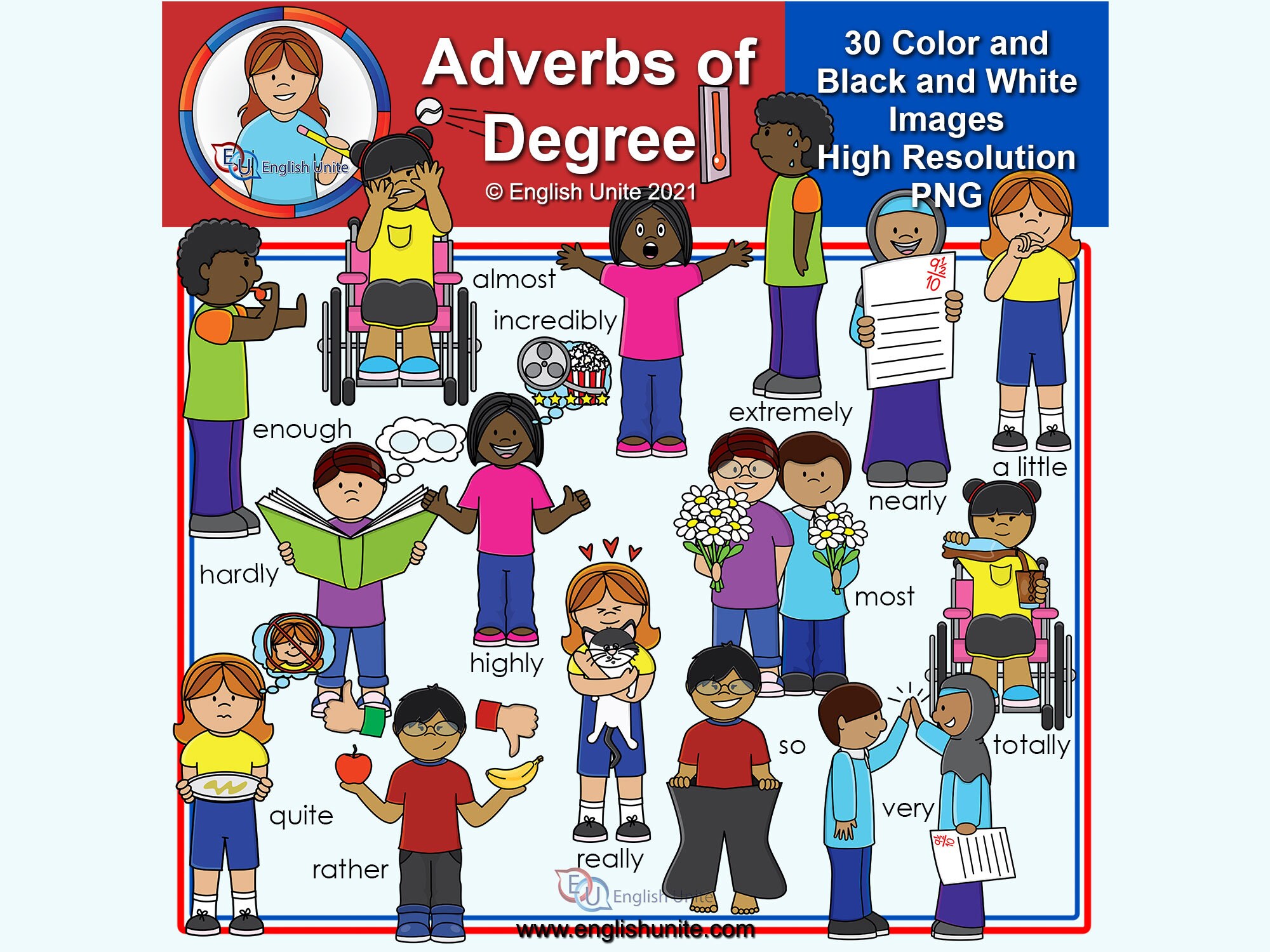 Adverbs Clipart