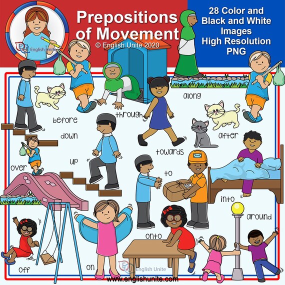 Prepositions Of Movement Worksheets