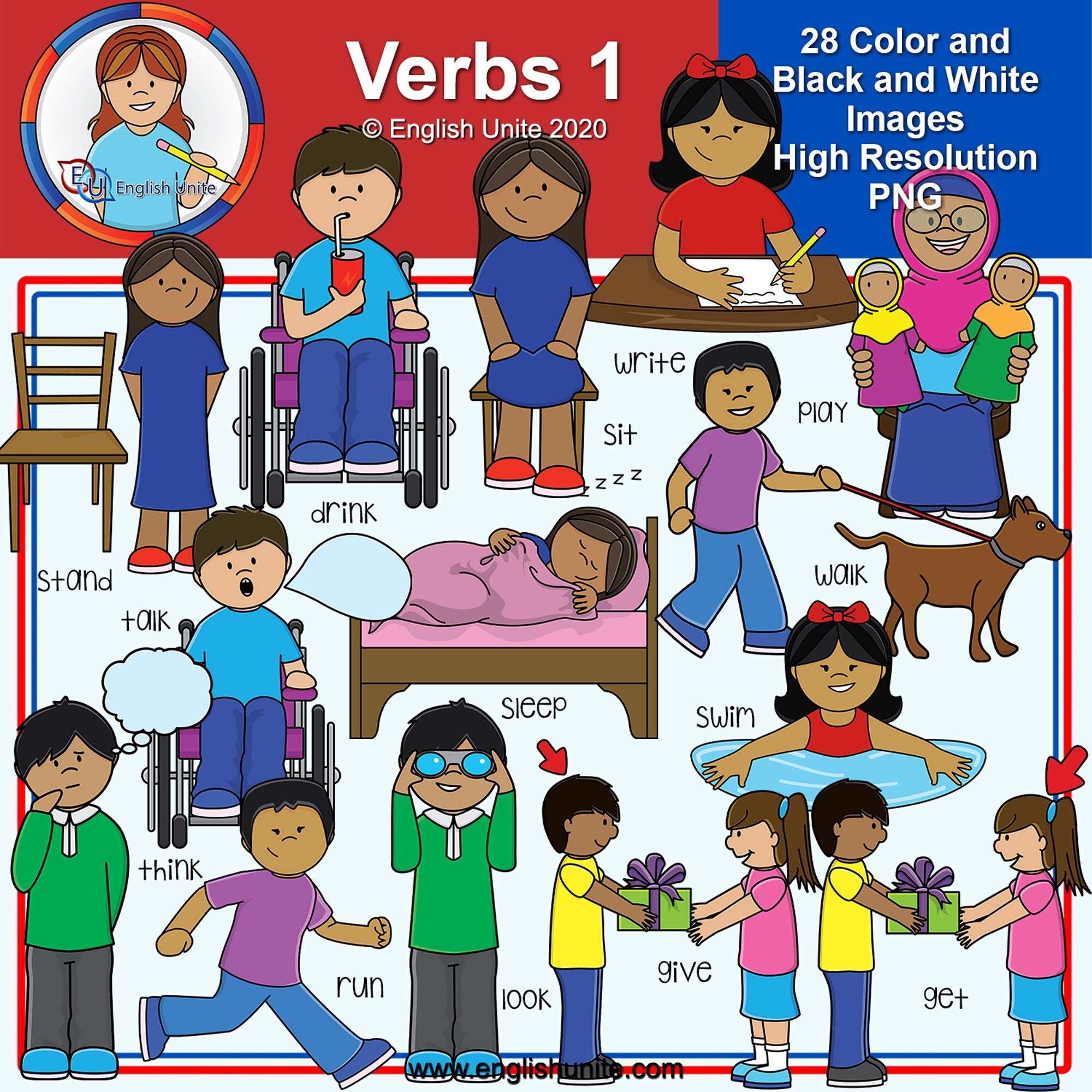 Verb Clipart